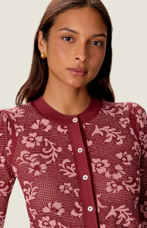 Rebecca Taylor Bryn Jacquard Cardigan