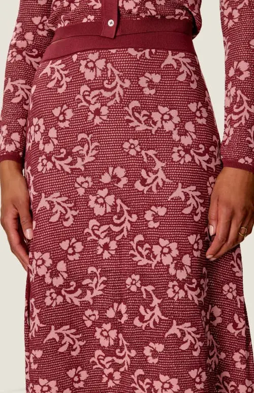 Rebecca Taylor Bryn Jacquard Sweater Skirt