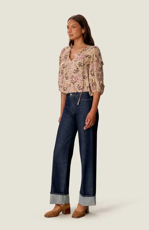 Rebecca Taylor Charlotte Ruffle Top