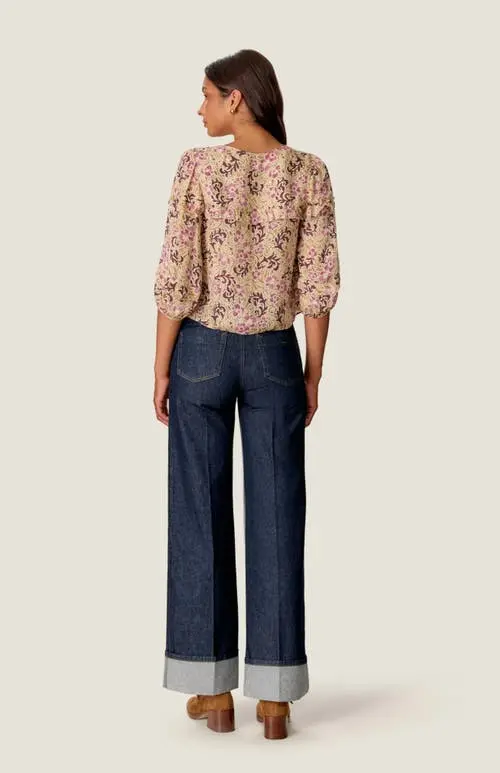 Rebecca Taylor Charlotte Ruffle Top