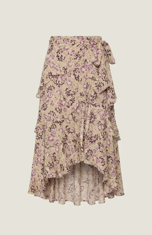 Rebecca Taylor Rae Ruffle Wrap Skirt