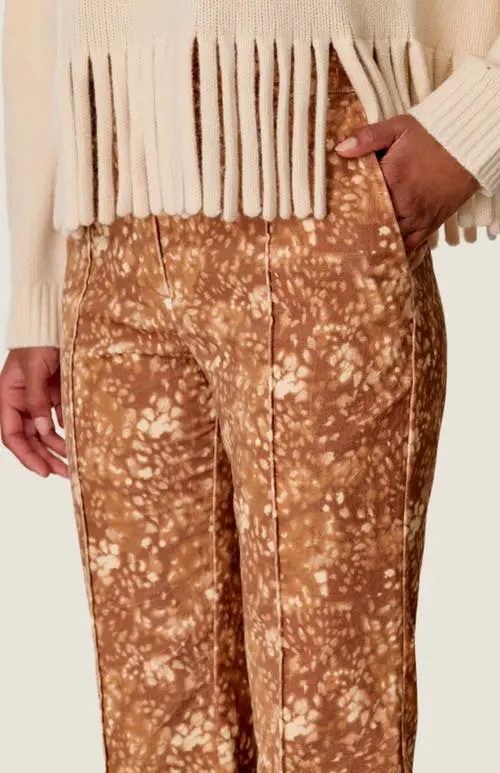 Rebecca Taylor Madison Velvet Crop Kick Flare Pants