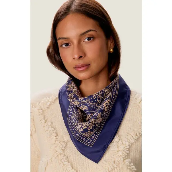 Rebecca Taylor Vintage Paisley Scarf - Maritime Multi