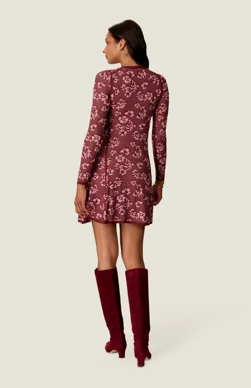 Rebecca Taylor Daleney Jacquard Sweater Dress