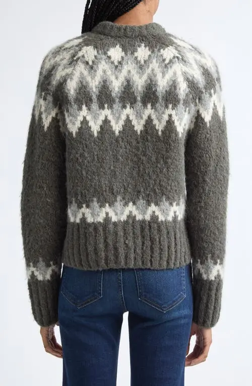 Veronica Beard Christina Fair Isle Cardigan