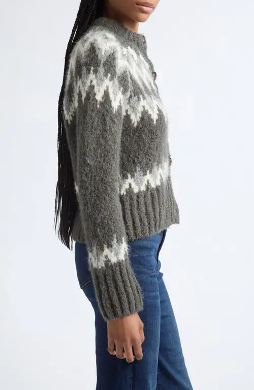 Veronica Beard Christina Fair Isle Cardigan