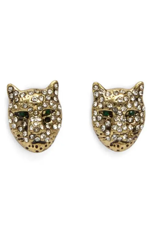 Clare V. Whiskers Stud Earrings - Clear