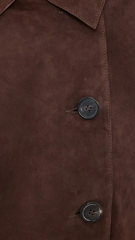 Cami Nyc Saskia Suede Jacket - Dark Umber