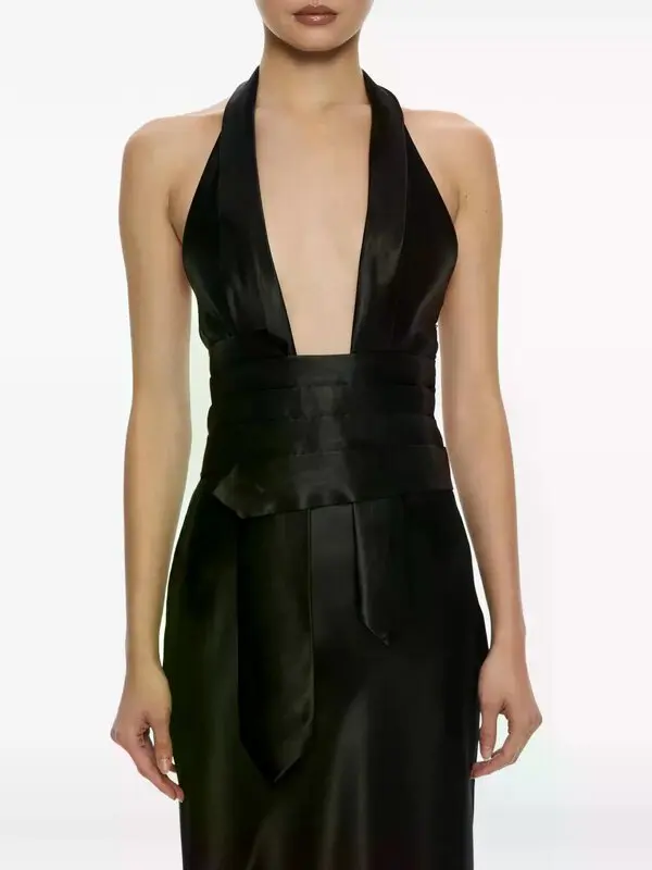 Christopher Esber Reyer Tie-fastening Gown Maxi Dress