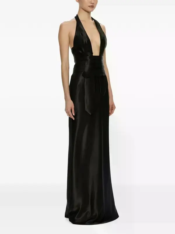 Christopher Esber Reyer Tie-fastening Gown Maxi Dress