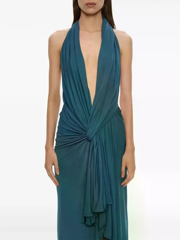 Christopher Esber Spire Cascade Gown Maxi Dress