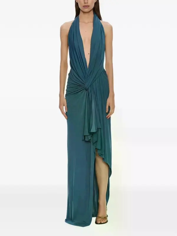 Christopher Esber Spire Cascade Gown Maxi Dress