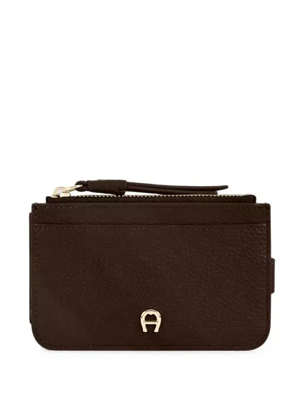 AIGNER Paola Pebbled-leather Cardholder