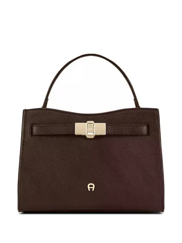 AIGNER Small Farah Leather Tote Bag