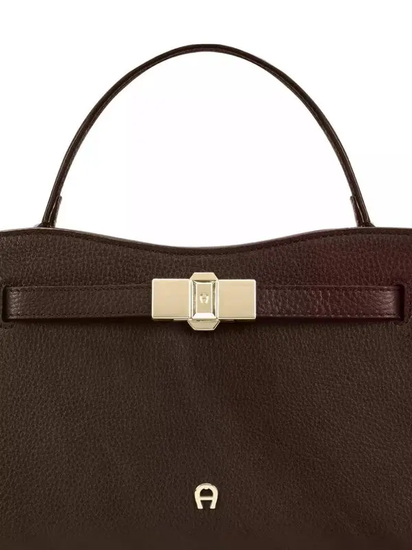AIGNER Small Farah Leather Tote Bag