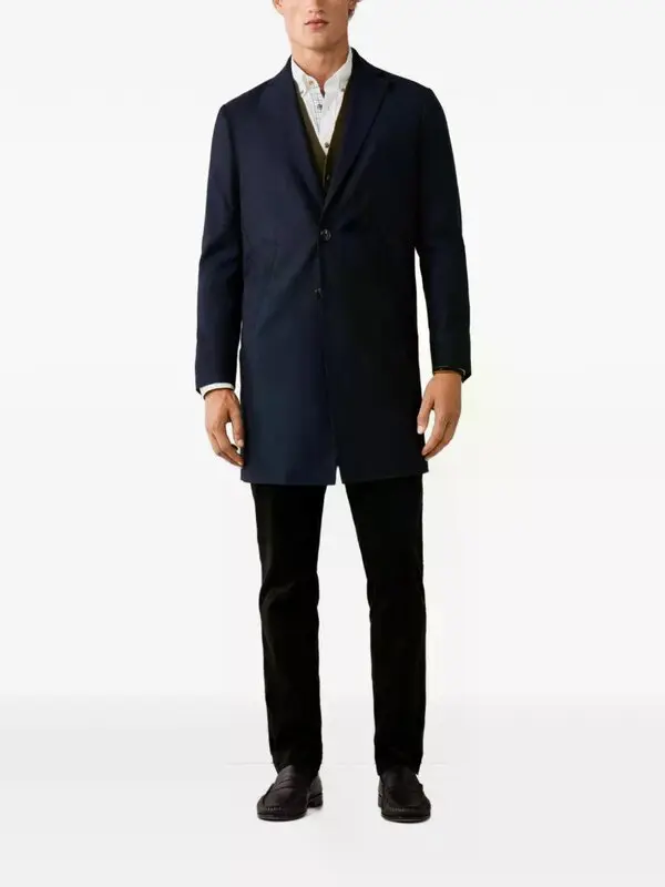 HACKETT  Wool Flannel Coat