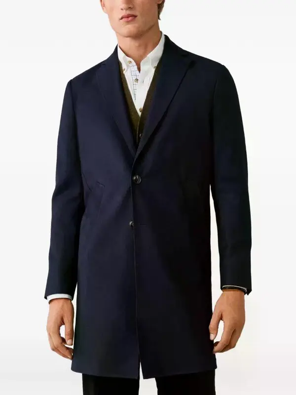 HACKETT  Wool Flannel Coat
