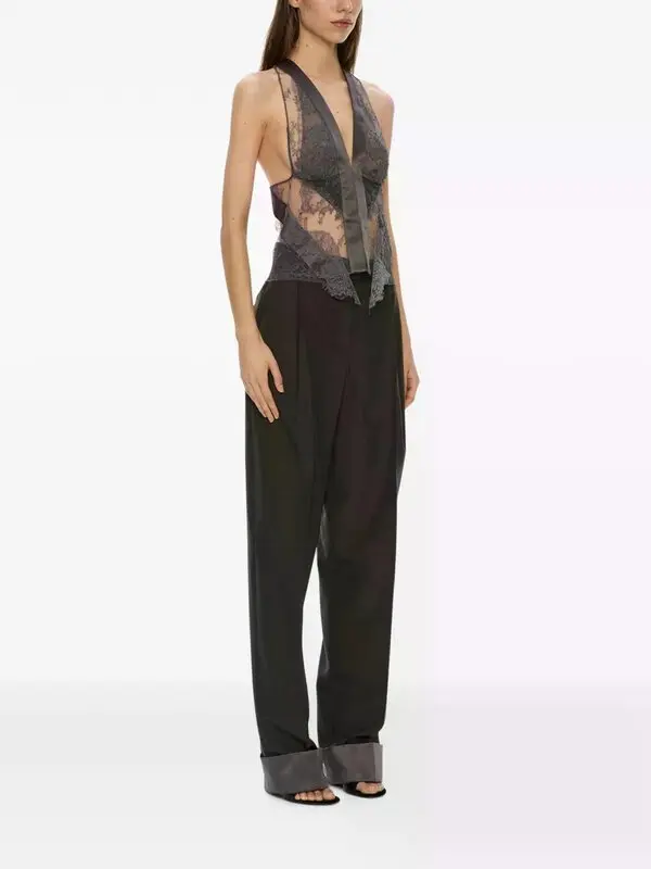 Christopher Esber Rowan Sateen-cuffed Trousers