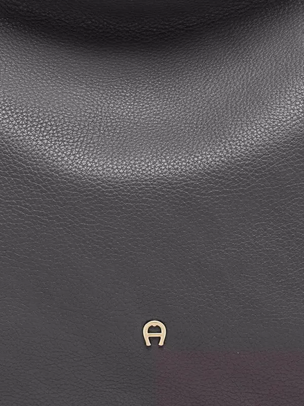 AIGNER Medium Paula Grained-leather Tote Bag