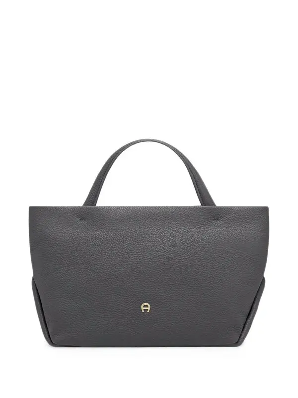 AIGNER Small Paola Grained-leather Tote Bag