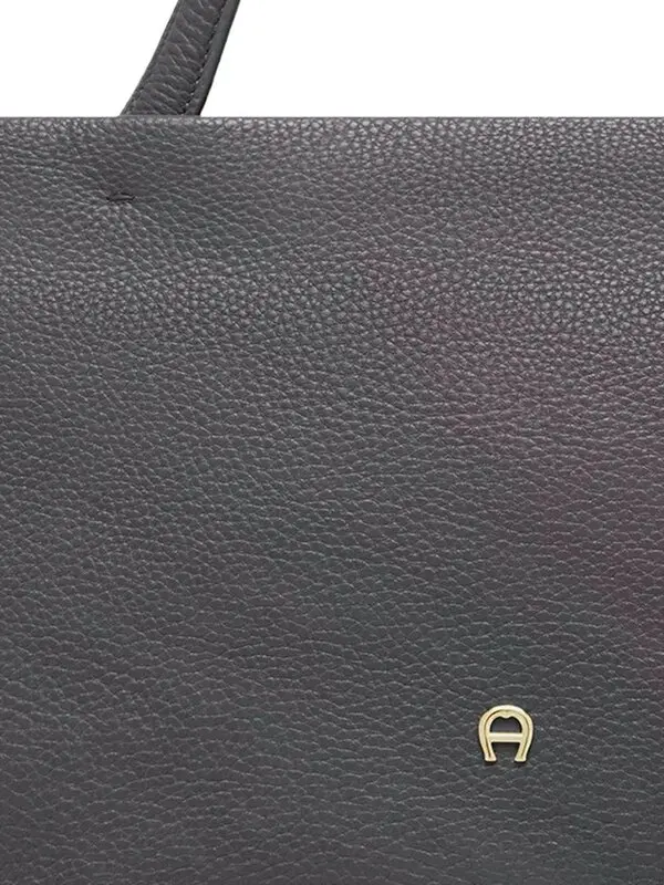 AIGNER Small Paola Grained-leather Tote Bag
