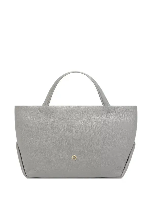 AIGNER Small Paola Grained-leather Tote Bag