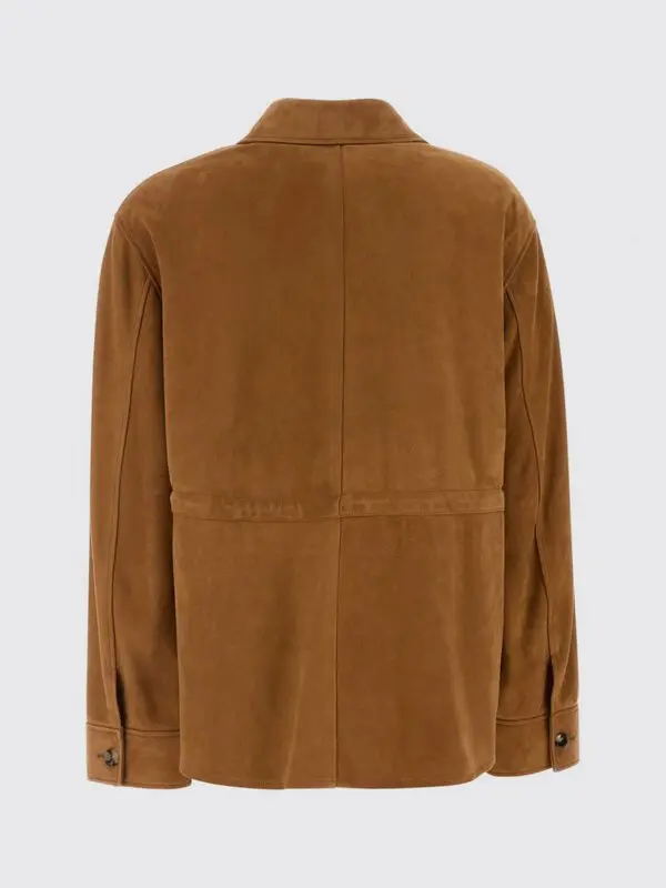 Loewe Suede Sheepskin Shirt Jacket With Patch Pockets