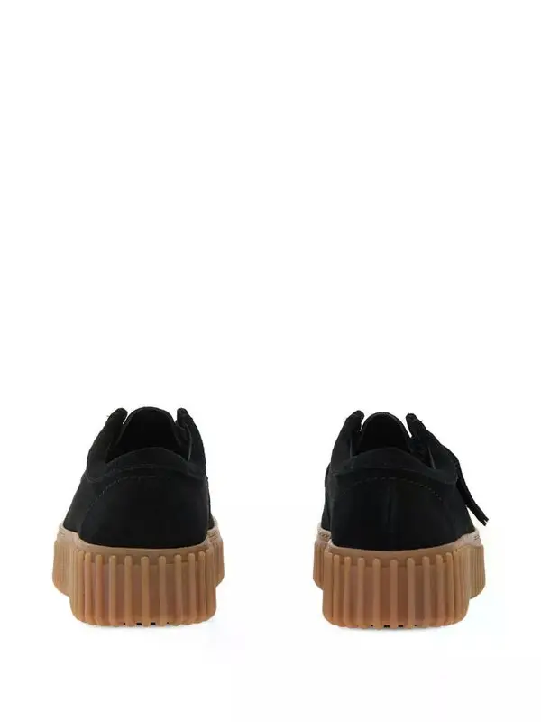 Clarks Torhill Bee Suede Sneakers - Black