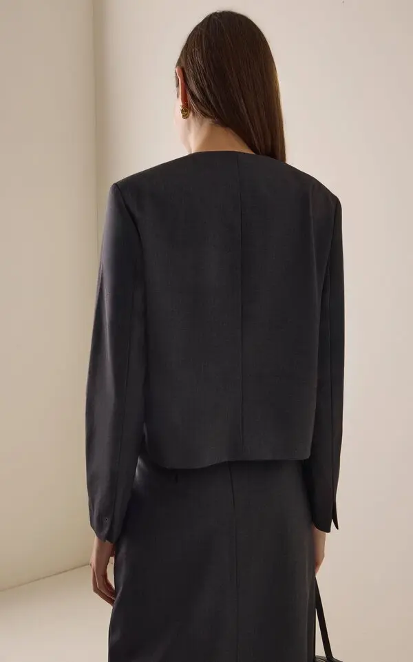 THE FRANKIE SHOP Katya Button-up Crepe Top