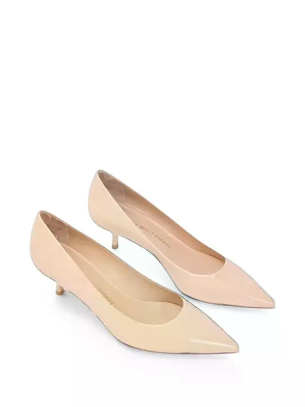 STUART WEITZMAN Pointed-toe Kitten-heel Pumps