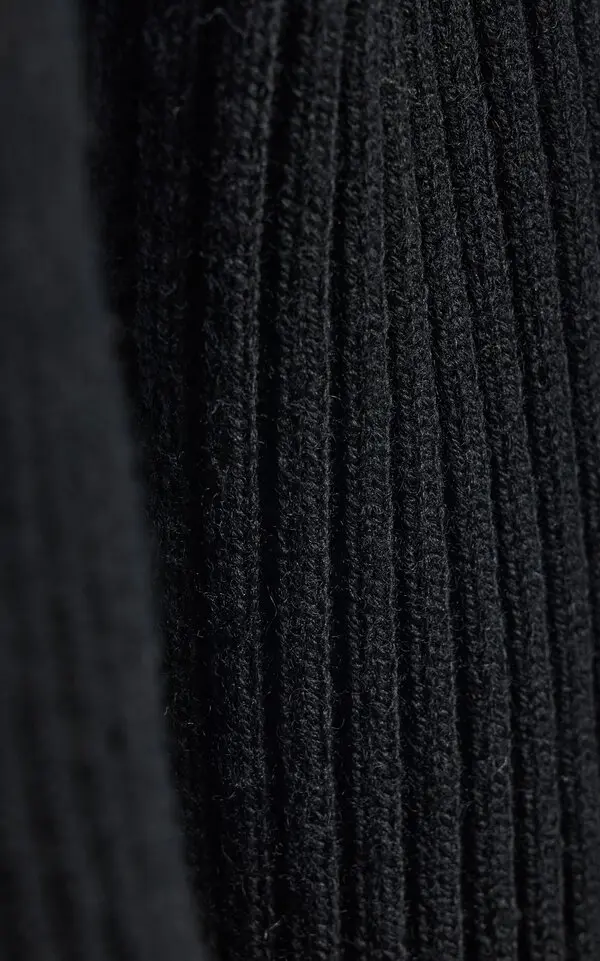 THE FRANKIE SHOP Larice Hooded Knit Wool Top