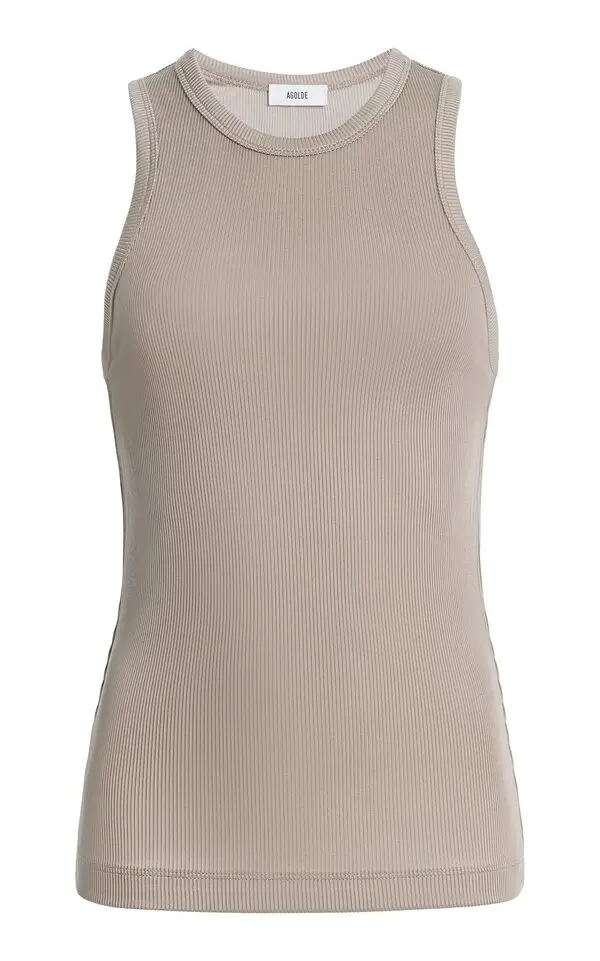 AGOLDE Andre Knit Tank Top - Grey