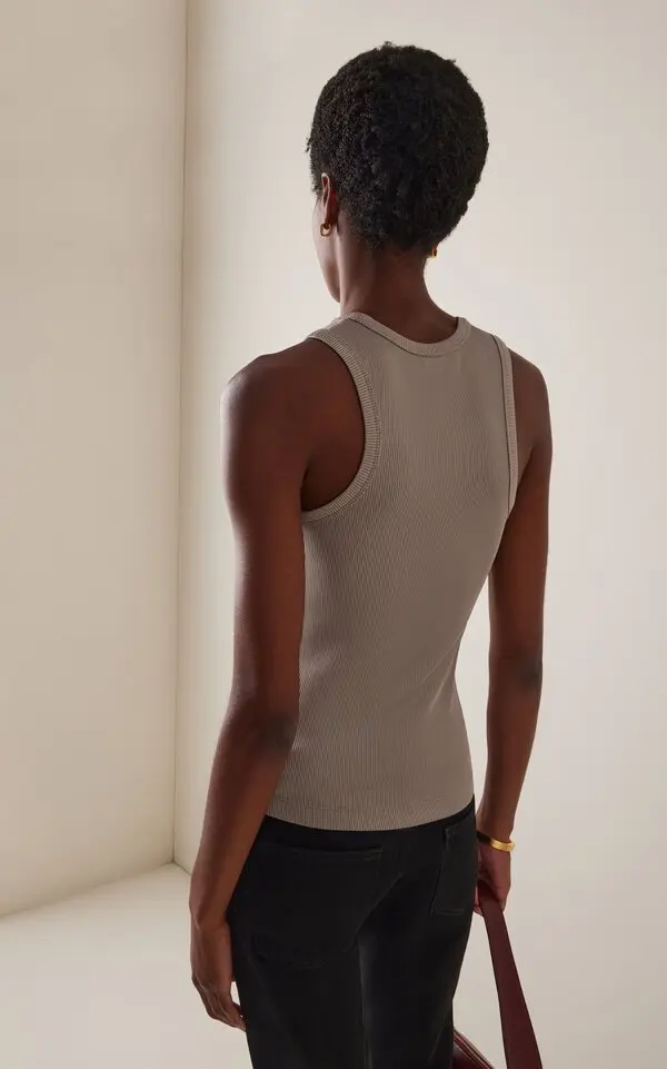 AGOLDE Andre Knit Tank Top - Grey
