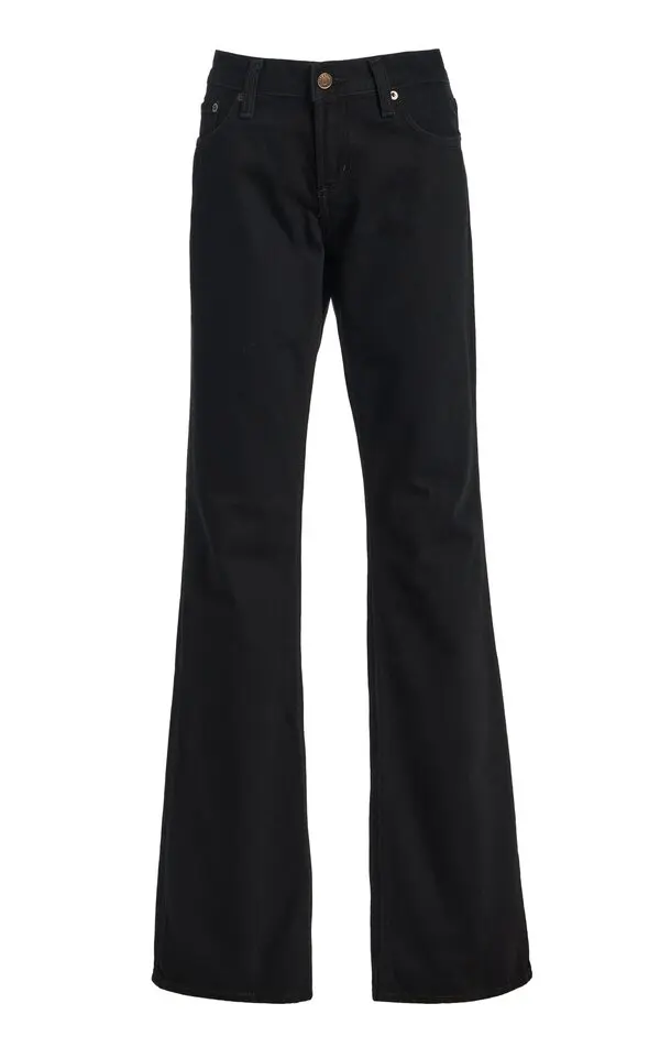 AGOLDE Rigid Low-rise Flared-leg Jeans - Black