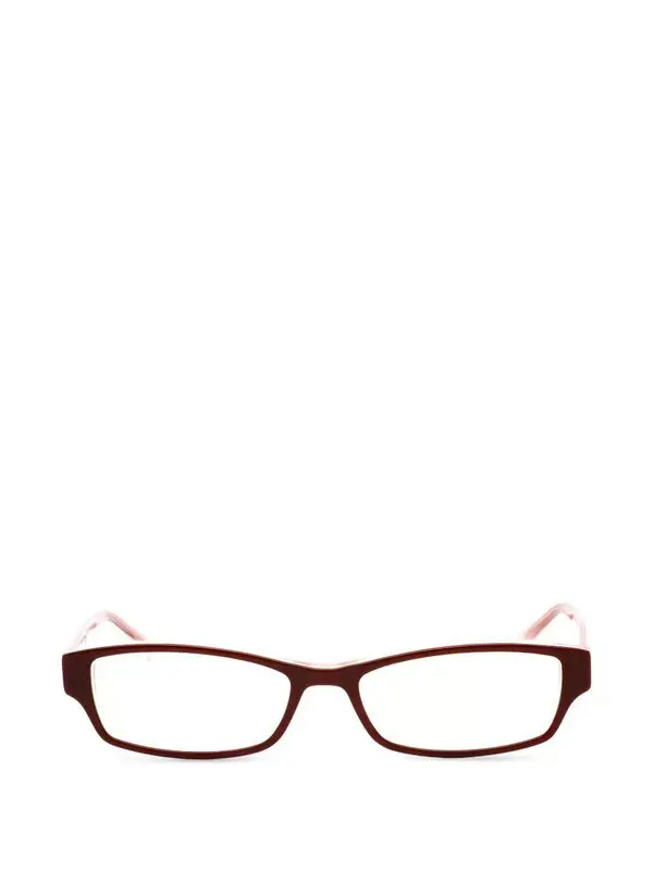 ADENSCO Rectangle-frame Glasses - Red