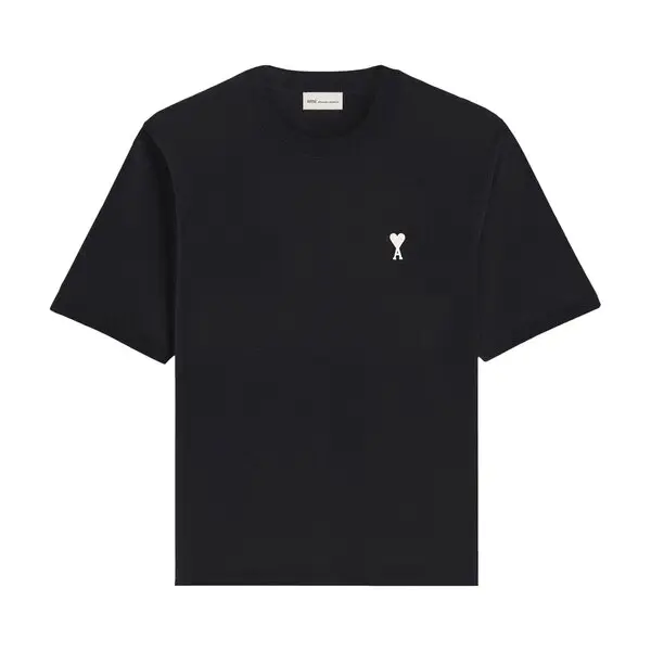 AMI Paris Printed Cotton "place Des Victoires" T-shirt /white