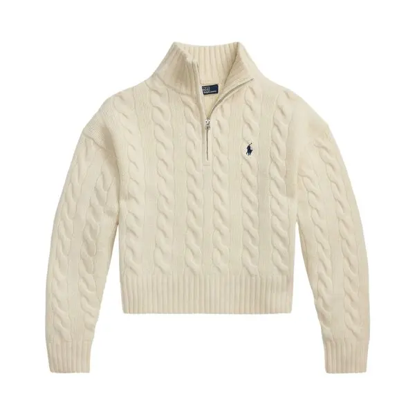 Polo Ralph Lauren Long Sleeve-mock Neck-pullover-sweater 'authentic