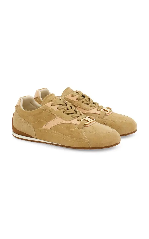 FERRAGAMO Sophie Leather Sneakers