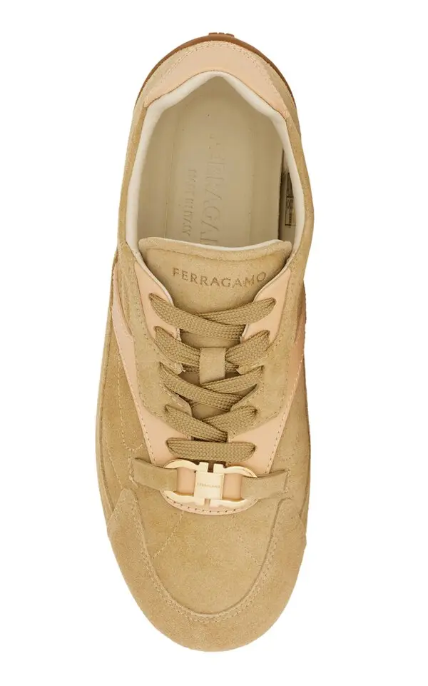FERRAGAMO Sophie Leather Sneakers