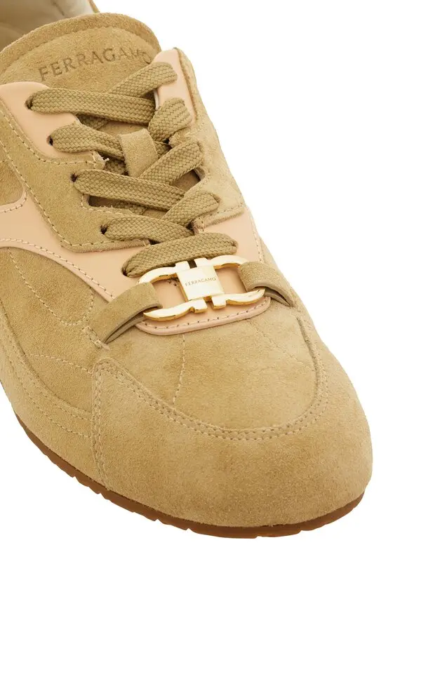 FERRAGAMO Sophie Leather Sneakers