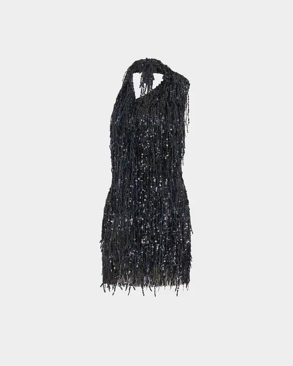 16Arlington Roia Mini Dress - Black/navy