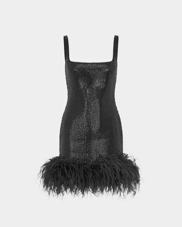 16Arlington Sior Mini Dress - Black