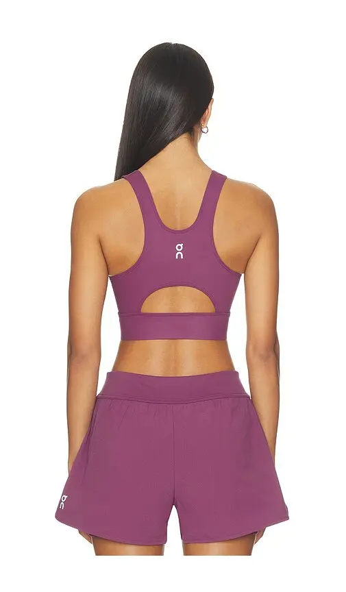 On Court Crop Top In Purple
