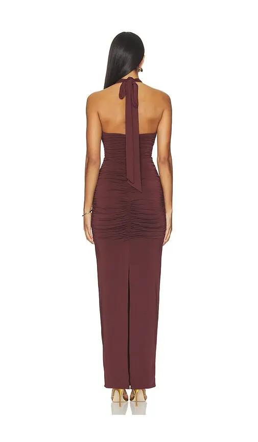 NOOKIE Charlize Multi-way Maxi Dress In Brown