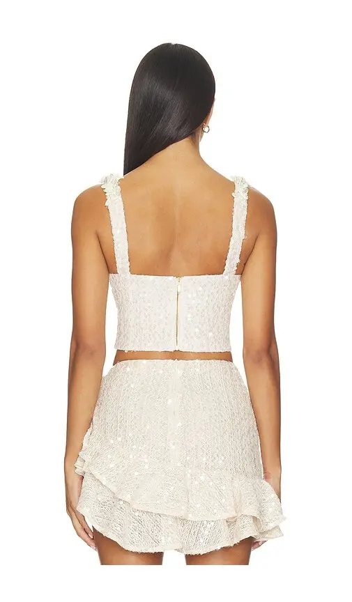 PatBO Lara Crochet Corset Top