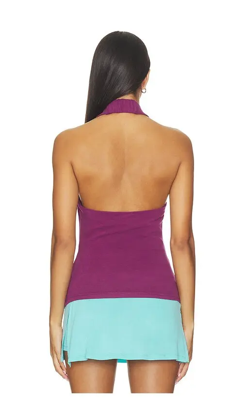 MADISON THE LABEL Mindy Top In Mauve