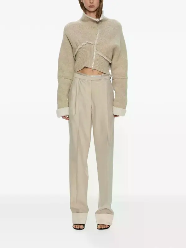 Christopher Esber Rowan Sateen Cuffed Trousers