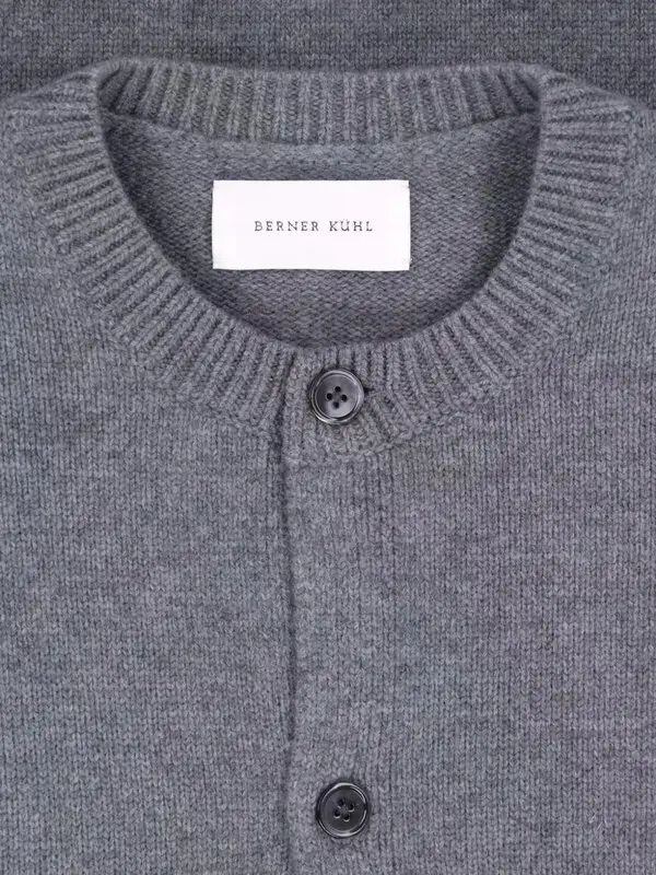 BERNER KUHL Button-up Knitted Wool Cardigan