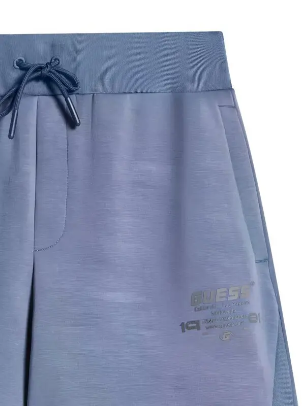 Guess Logo-print Cuffed Track Pants
