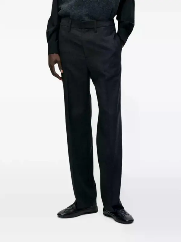 BERNER KUHL Soft Blazer Flannel Wool Trousers
